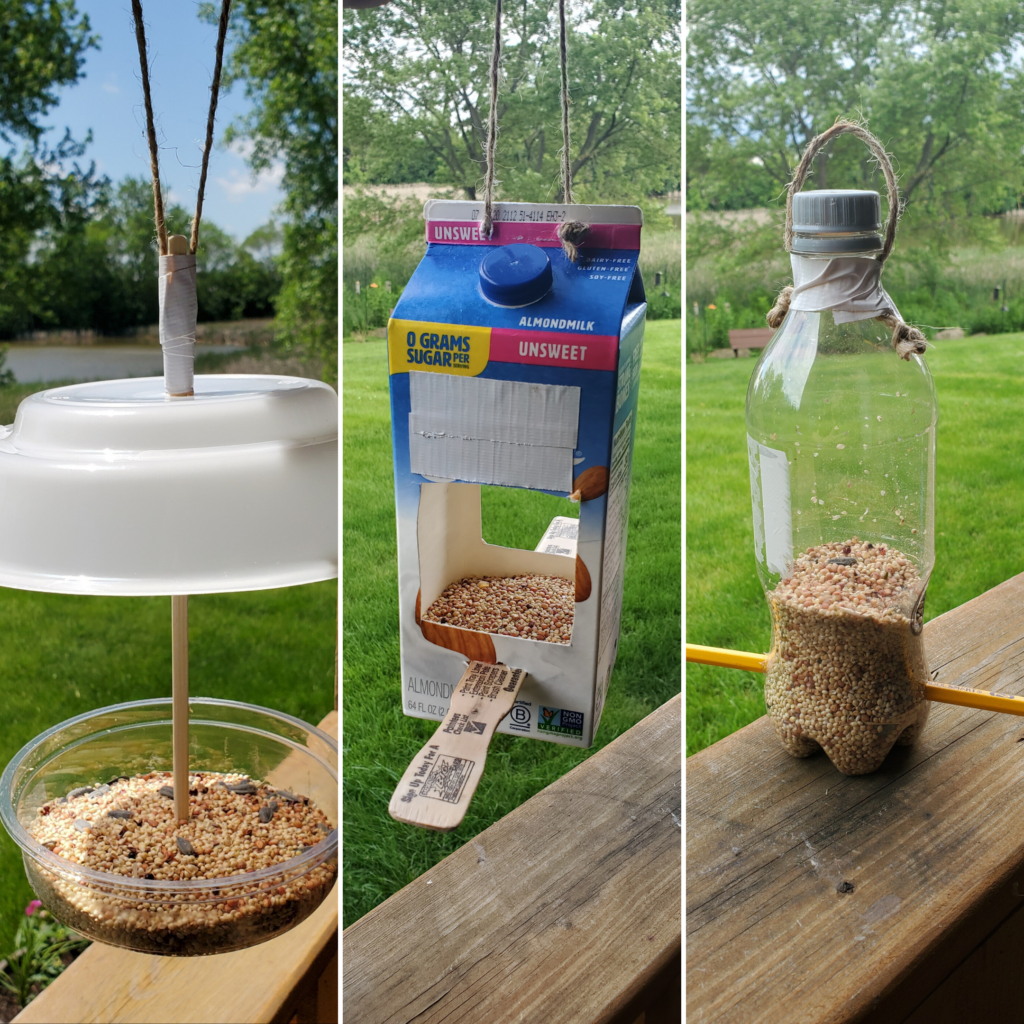 Creative DIY Recycled Bird Feeders - Nature365